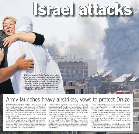 Israel attacks Damascus - PressReader