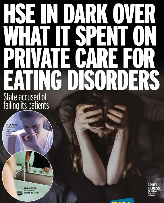 HSE IN DARK OVER WHAT IT SPENT ON PRIVATE CARE FOR EATING DISORDERS - PressReader
