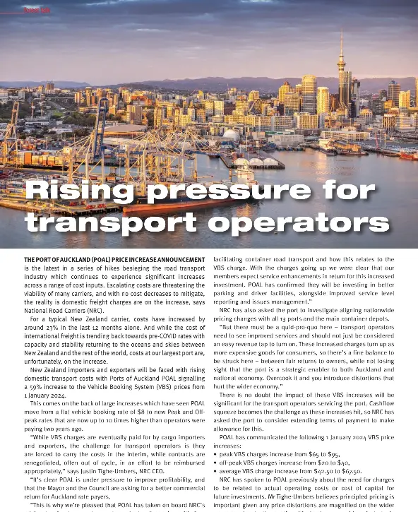 Rising pressure for transport operators - PressReader