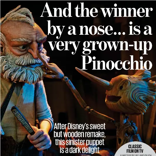 And the winner by a nose... is a very grown-up Pinocchio | Irish Daily ...