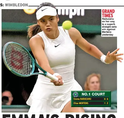 EMMA’S RISING TO CHALLENGE - PressReader