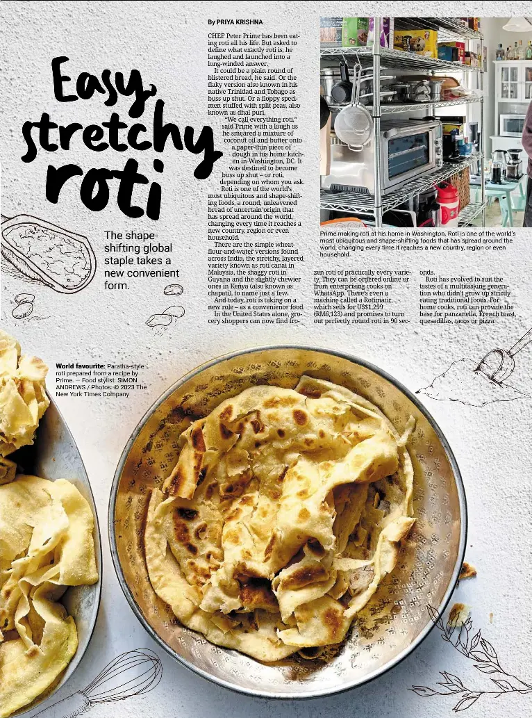 Easy stretchy roti - PressReader