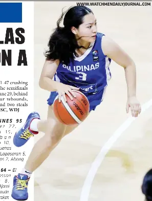 BACOLODNON FAJARDO, GILAS U-18 PROMOTED TO DIVISION A - PressReader