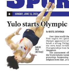 Yulo starts Olympic quest in Asian Championsh­ips Eala barges into quarters - PressReader