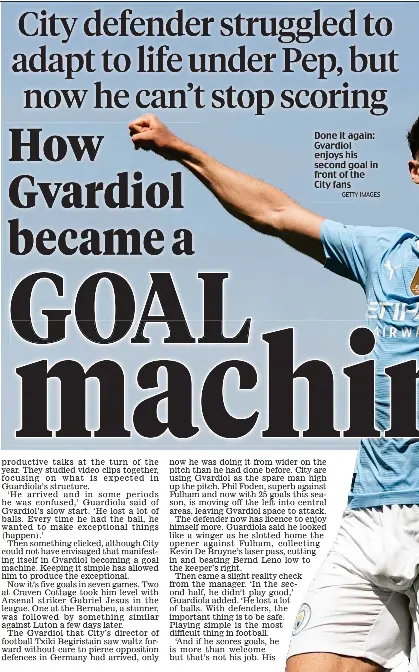 How Gvardiol became a GOAL machine - PressReader