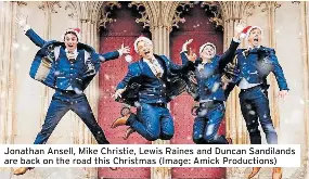 G4 brings dazzling Christmas tour back to Ely Cathedral - PressReader