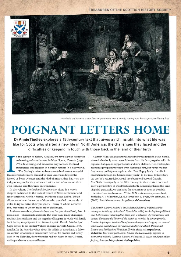 POIGNANT LETTERS HOME - PressReader
