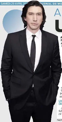 ADAM DRIVER UN CAS À PART - PressReader