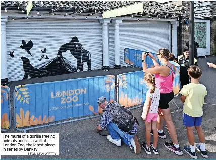 Banksy unveils ninth artwork - PressReader