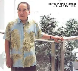 Employees and colleagues share stories about SM’S Henry Sy, Sr ...