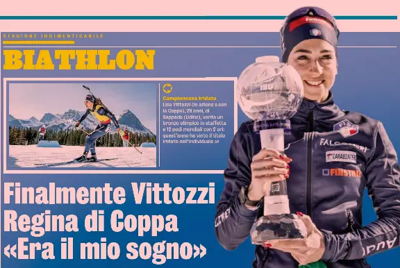 Finalmente Vittozzi Regina di Coppa «Era il mio sogno» - PressReader