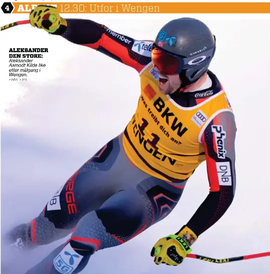 «VANVITTIG!» Aleksander Aamodt Kilde - PressReader