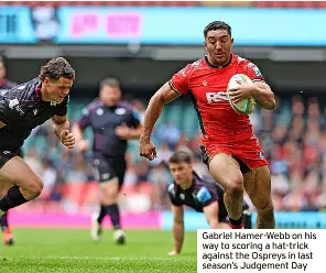 Gabriel finds himself in the right place after eventful rugby journey ...