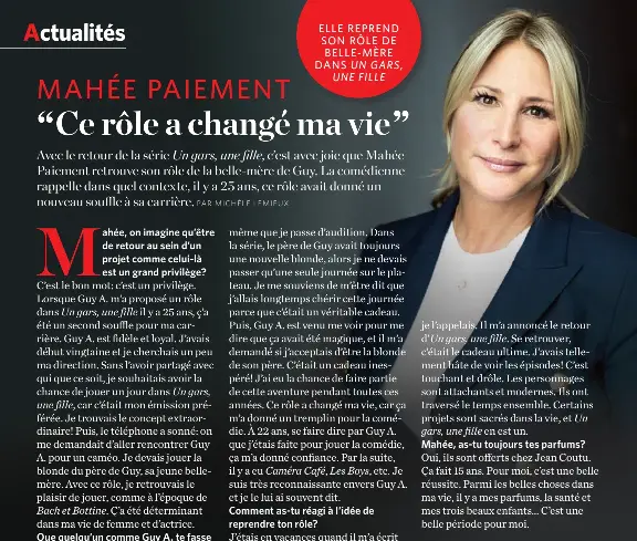 «Ce rôle a changé ma vie» - PressReader