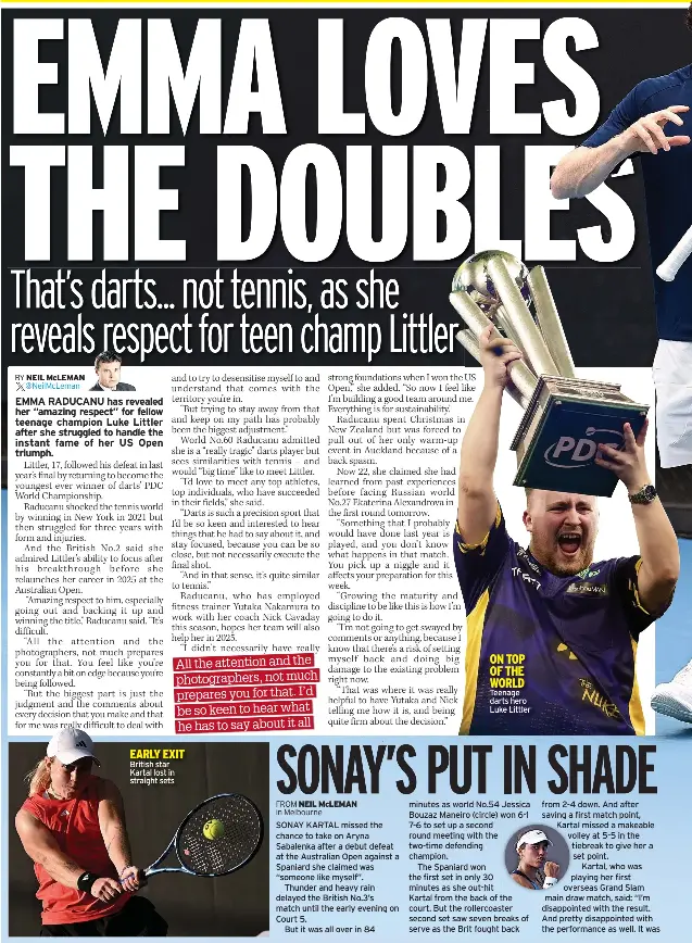 EMMA LOVES THE DOUBLES - PressReader