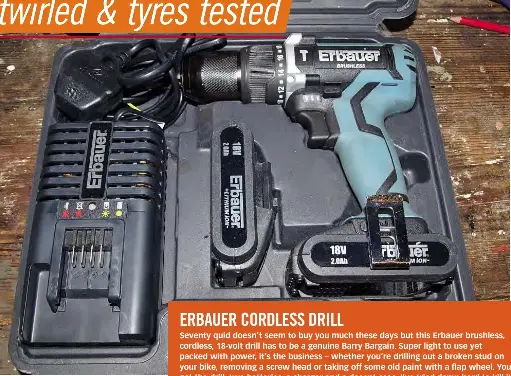 ERBAUER CORDLESS DRILL - PressReader