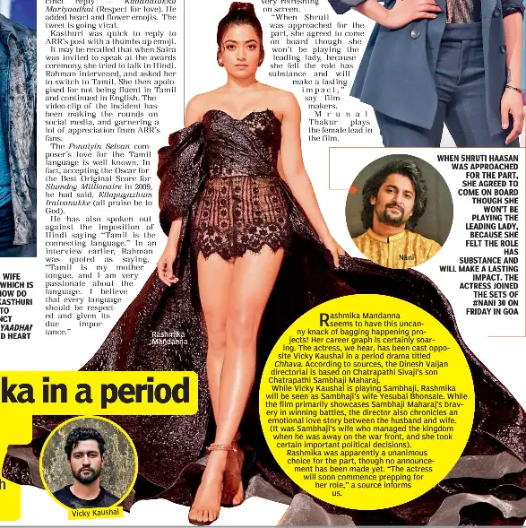 ARR shuts down Kasthuri on the Tamil issue - PressReader