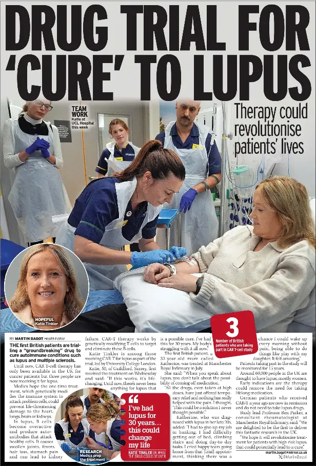 DRUG TRIAL FOR ‘CURE’ TO LUPUS - PressReader