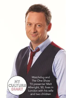TV presenter Matt Allwright, 50, lives in London with his wife and two ...