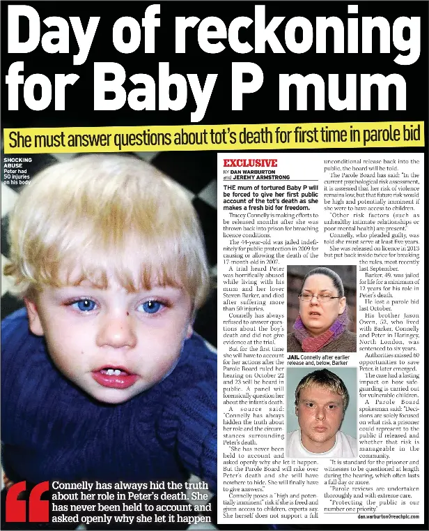 Day of reckoning for Baby P mum - PressReader