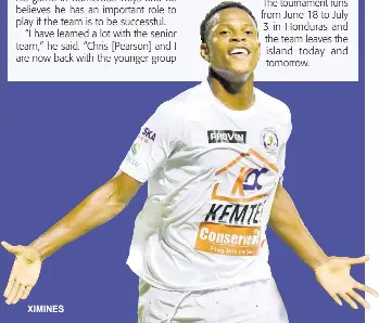 Ximines confident of U20 World Cup berth - PressReader