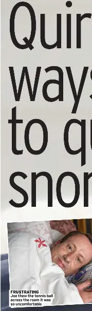 Quirky ways to quit snoring - PressReader