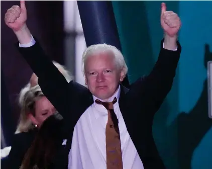 Julian Assange is now free to do or say whatever he likes – What does his future hold? - PressReader