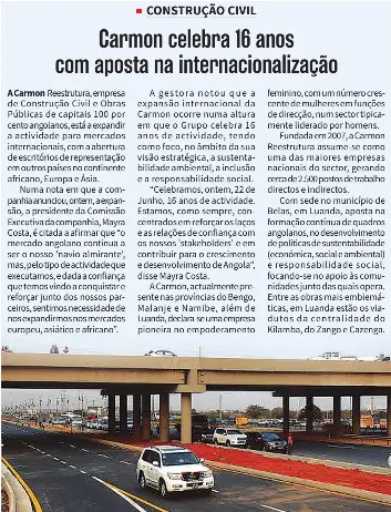 Carmon celebra 16 anos com aposta na internacio­nalização - PressReader