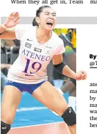 PVL TEAM THAT DRAFTS ROMA MAE GETS A DETERMINED, TITLE-HUNGRY LIBERO - PressReader