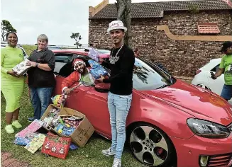 Bay stance car drivers go for broke to bring festive cheer to little ...