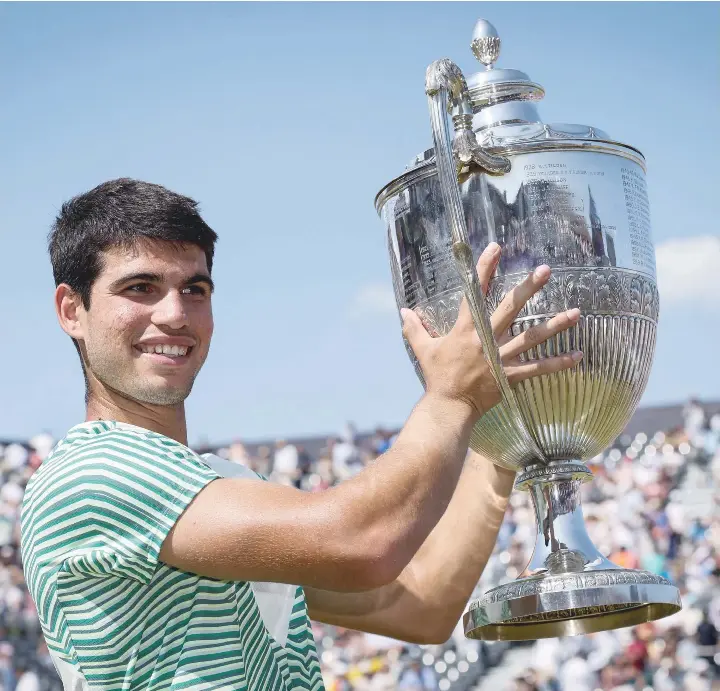 ALCARAZ WINS QUEEN’S CLUB, RETURNS TO WORLD NUMBER ONE - PressReader