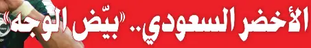 الألأخضر السعودي.. » | Al-Anbaa | PressReade­r