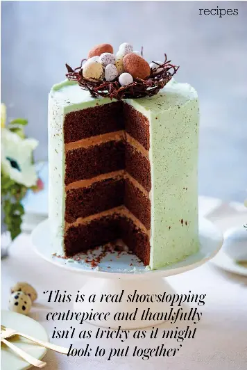 Speckled egg Easter chocolate cake - PressReader
