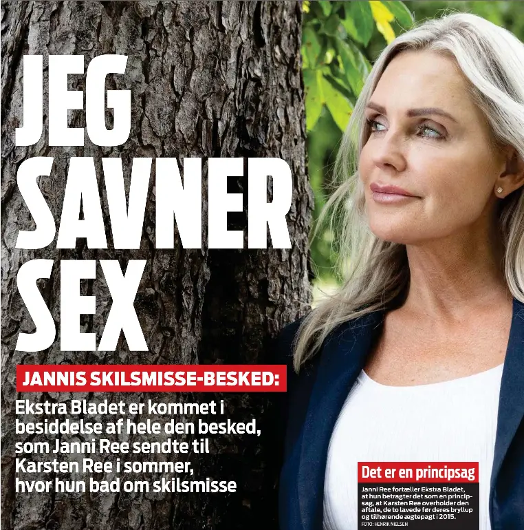 JEG SAVNER SEX JANNIS SKILSMISSE- BESKED: - PressReader