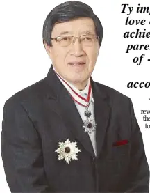 GEORGE TY: BUSINESS LEADER WITH A HEART - PressReader