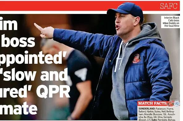 Interim Cats boss ‘disappoint­ed’ with ‘slow and laboured’ QPR stalemate - PressReader