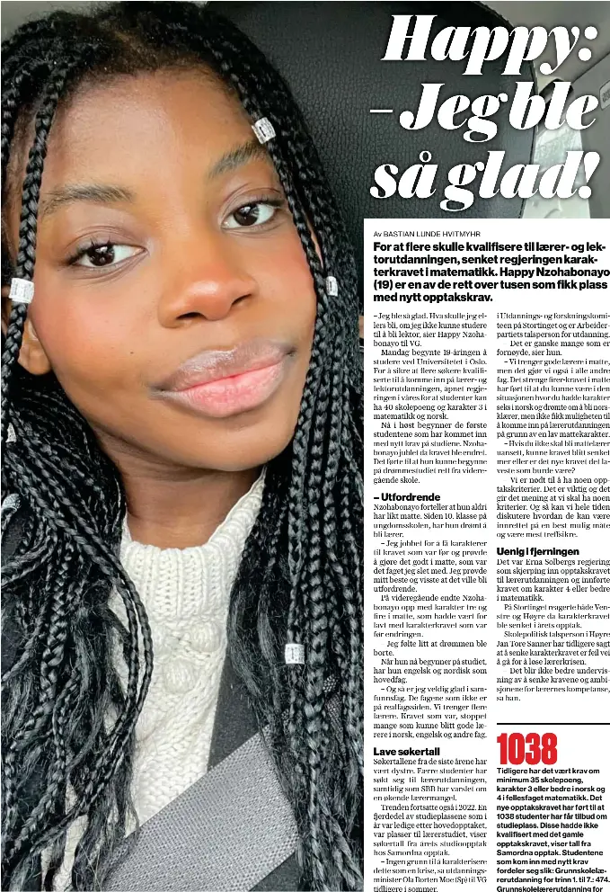 Happy: – Jeg ble så glad! - PressReader