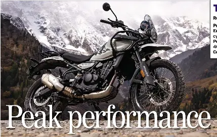 Peak performanc­e - PressReader