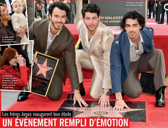 INTERNATIO­NAL Les frères Jonas inaugurent leur étoile - PressReader