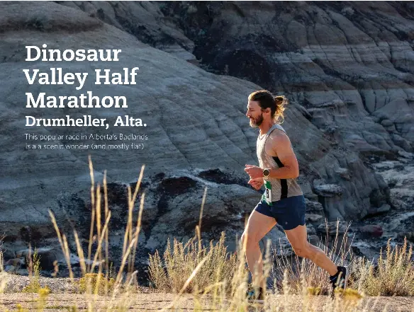 Dinosaur Valley Half Marathon Drumheller, Alta. - PressReader