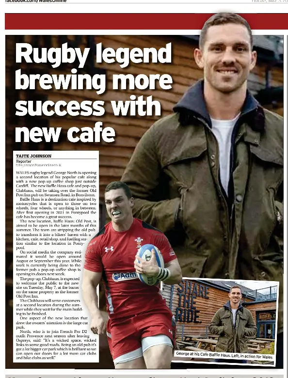 Rugby legend brewing more success with new cafe - PressReader