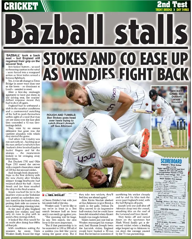 Bazball stalls - PressReader