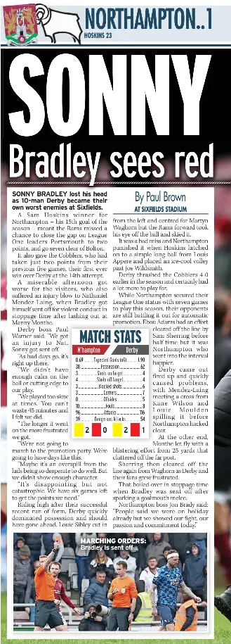 SONNY Bradley sees red - PressReader