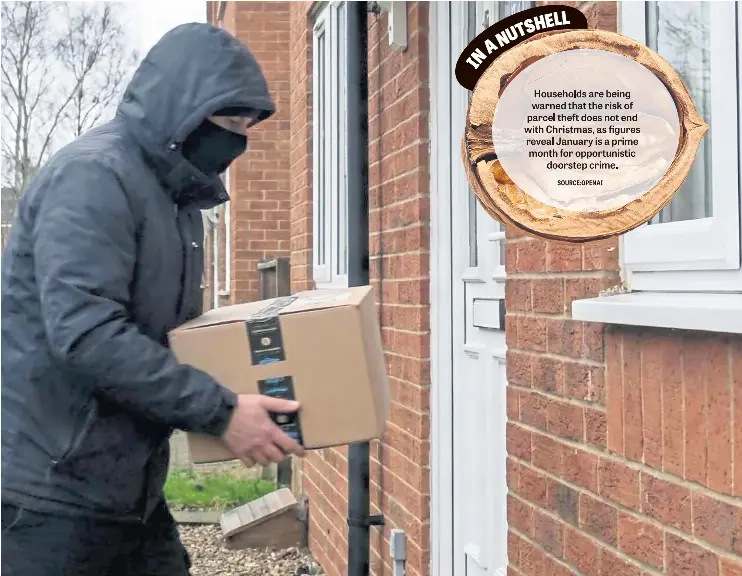 Thieves exploiting our doorsteps as parcel thefts stay elevated after ...
