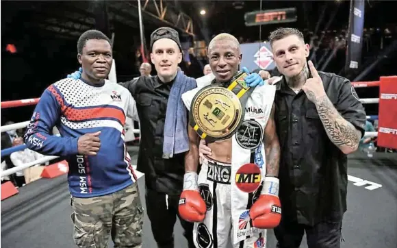 Zingange ready for his next bout after taking SA title - PressReader