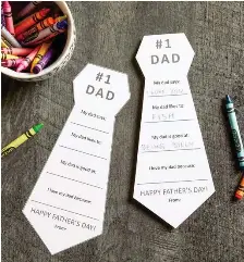 Father’s Day Tie Template - PressReader
