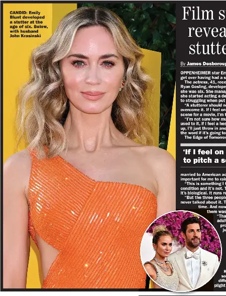 Film star Emily reveals secret stutter ordeal - PressReader