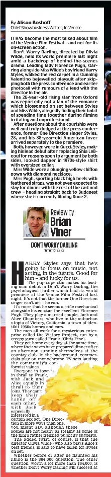 Together on the red carpet, then Styles’ leading ladies went in other Directions - PressReader