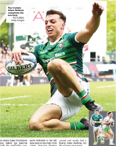 Radwan’s hat-trick fires up Leicester - PressReader