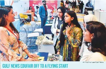 GULF NEWS EDUFAIR OFF TO A FLYING START - PressReader